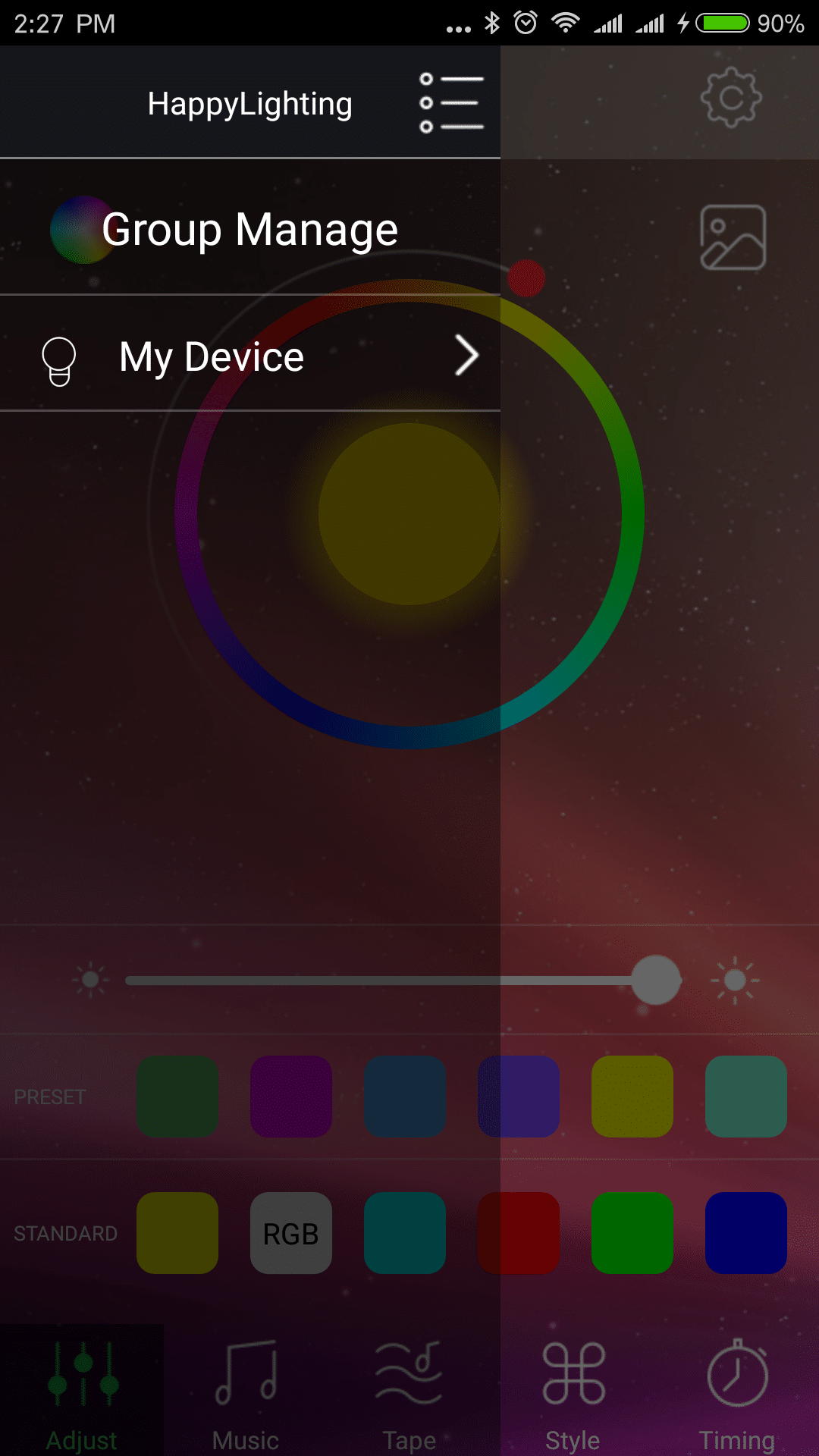 HappyLighting App - Bluetooth Lamp Control