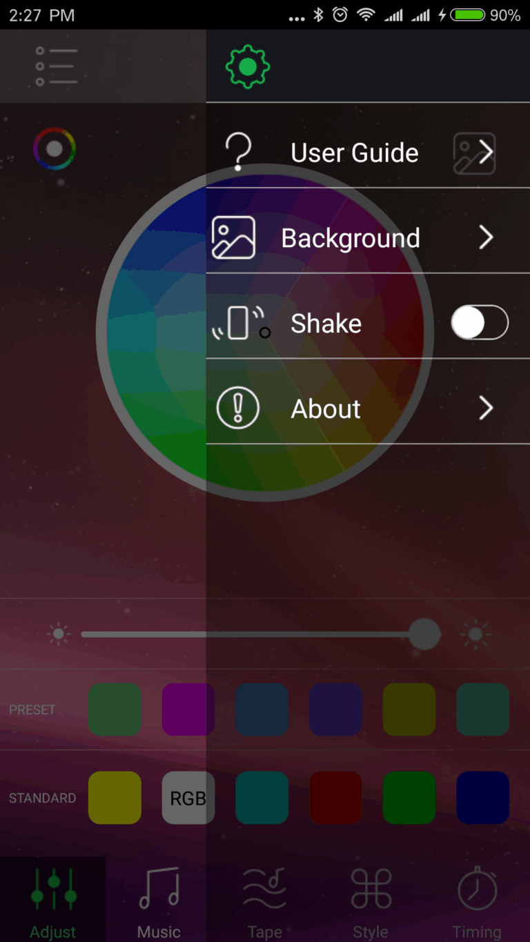 HappyLighting App - Bluetooth Lamp Control